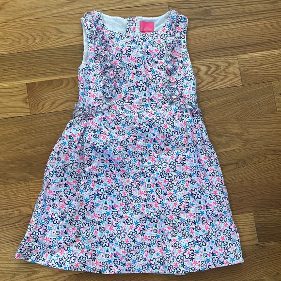 Lilly Pulitzer | Dresses | Lilly Pulitzer Kids Floral Kids Dress Pink ...